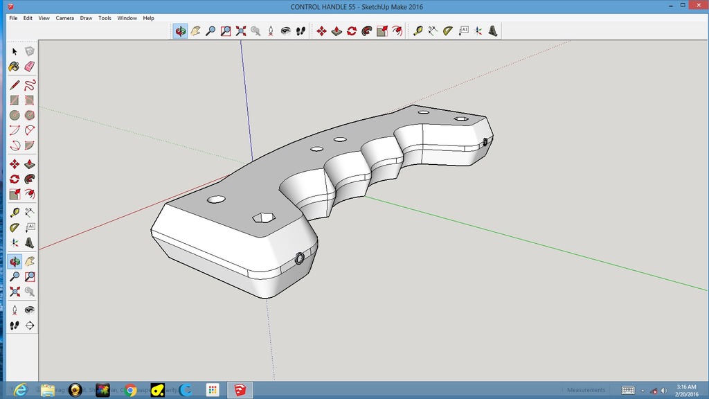 Free 3D file CONTROL LINE HANDLE・3D printing model to download・Cults