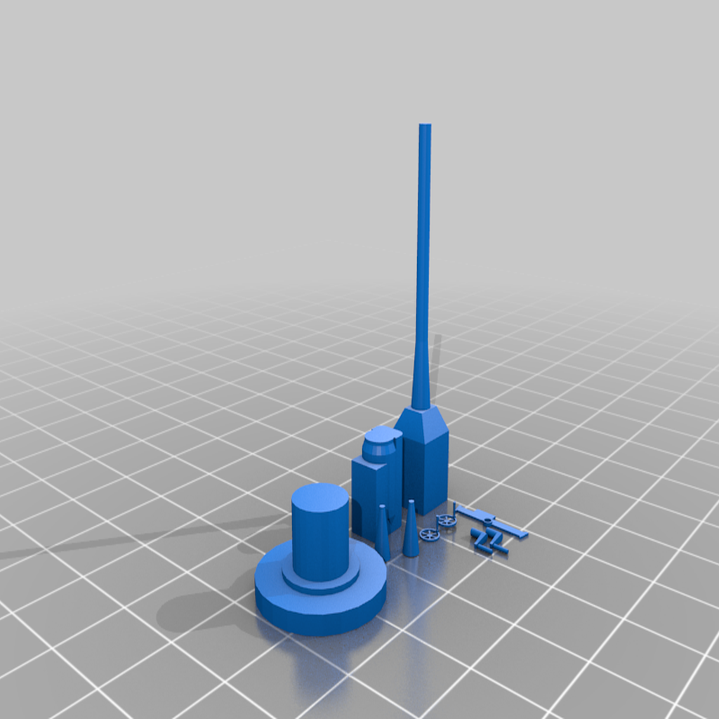 Free 3D file deck cannon parts・3D print design to download・Cults