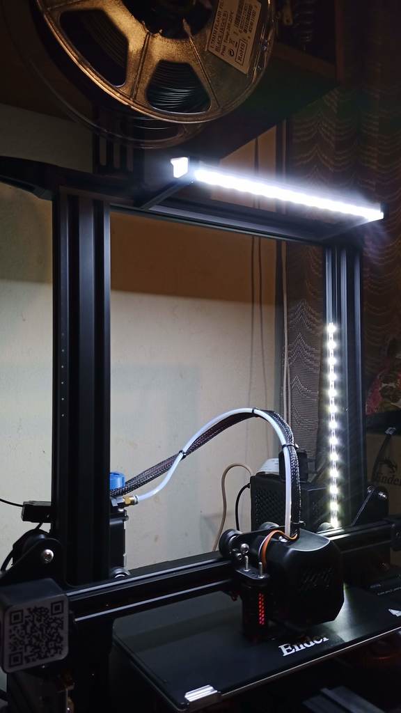 Free 3D file Lightbar support for Ender3v2・Template to download and 3D ...