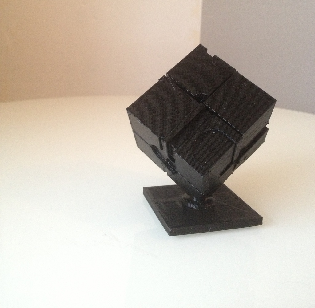 Free 3D file Astor Place Cube with Ear Rafts・3D printable model to ...