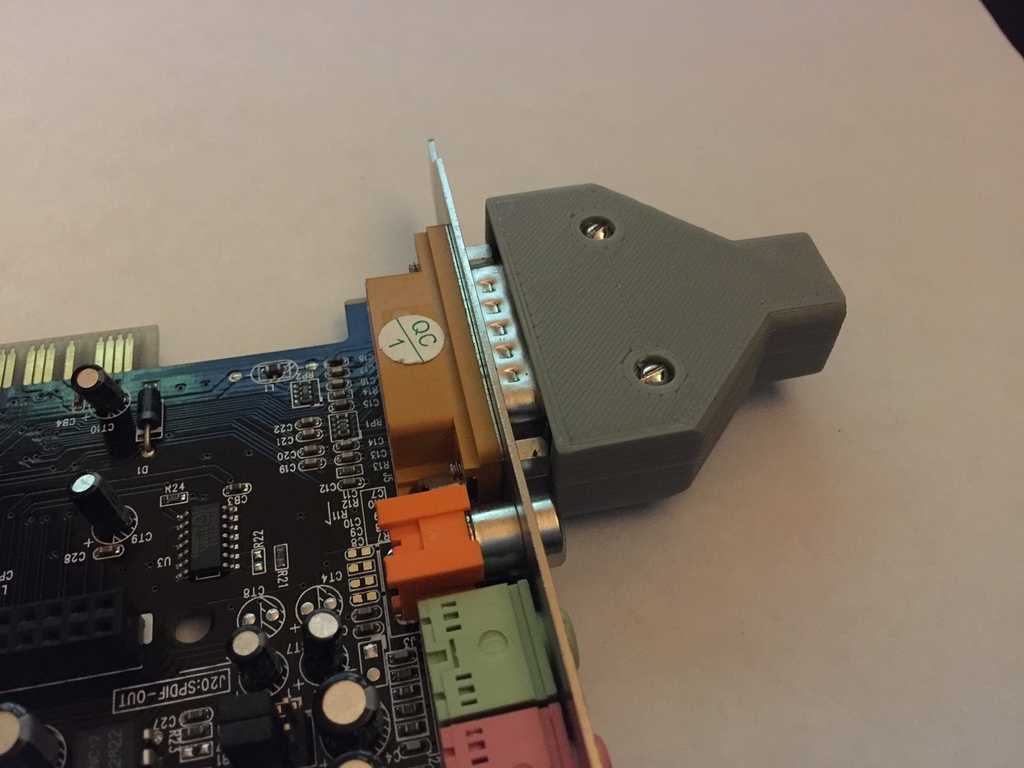 Free 3D file D-SUB 15 Hood・3D print object to download・Cults