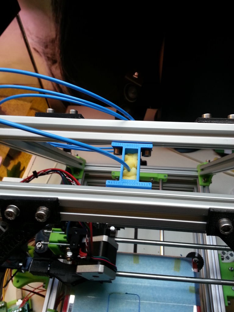 Free 3D file Mendelmax filament guide/cleaner・3D printing design to download・Cults