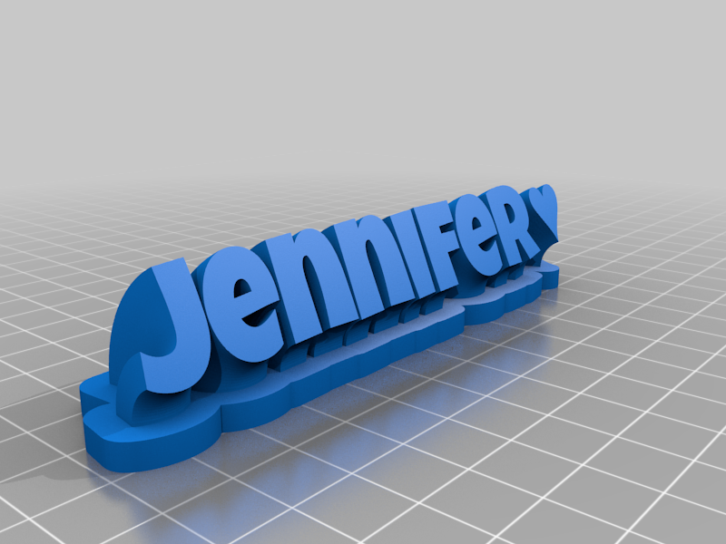 Free 3D file jennifer・3D printing idea to download・Cults