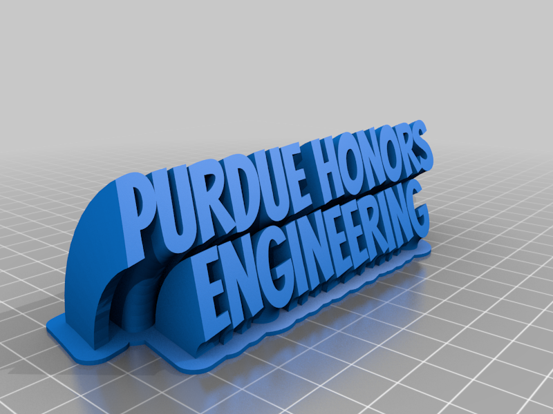 Free 3D file Honors Engineering・3D print design to download・Cults