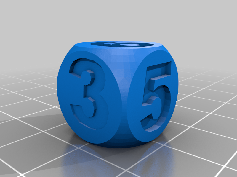 Free 3D file D6 dice・3D printable design to download・Cults