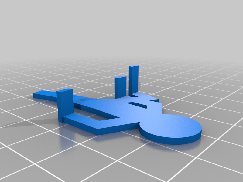 Free 3D file Stickman Remontant avec Petit et/ou Grand Support・Object ...