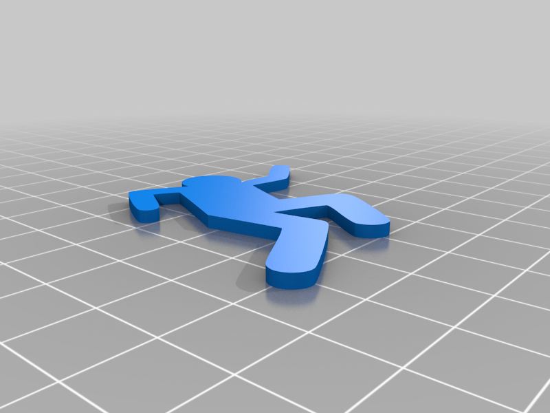 Free 3D file Stickman Effrayé 🎨・3D print object to download・Cults