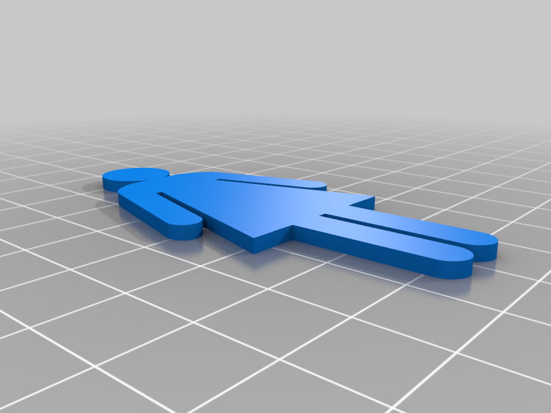 Free 3D file Stickwoman Debout・3D printable design to download・Cults