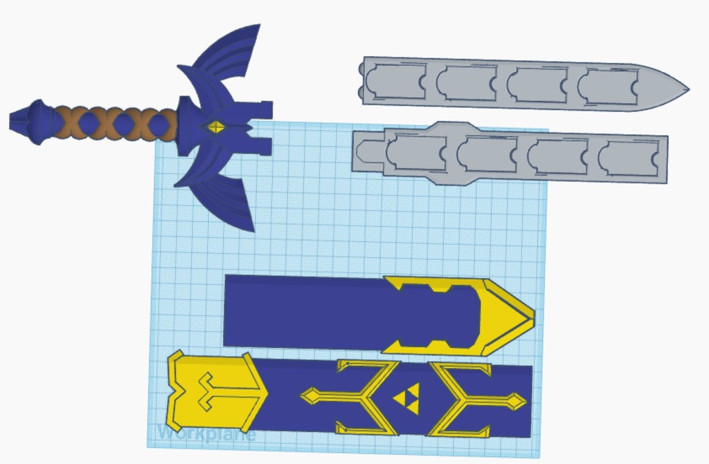 Free 3D file Multicolor Master Sword Switch Storage (extended!) 🗡️・3D ...