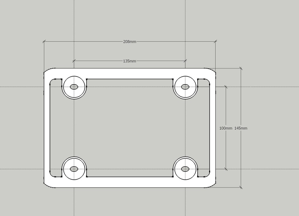 Free 3D file Motorcycle License Plate Bracket w Chris Reflectors・3D ...