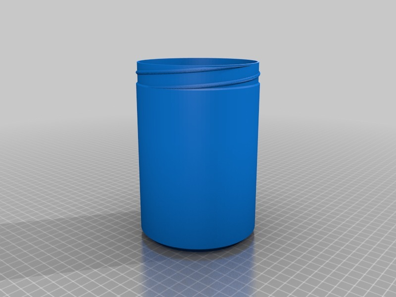 Free 3D file Coffee Container with Knurled Lid・3D printing model to ...