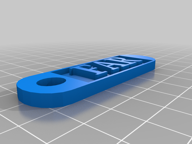 Free 3D file Far keychain・3D printer design to download・Cults