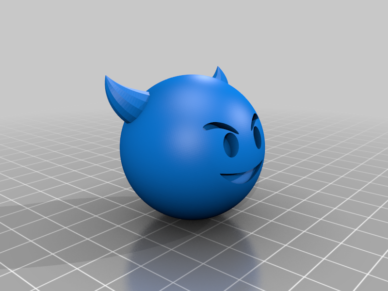 Free STL file DEVIL & STAR EMOJI・Object to download and to 3D print・Cults