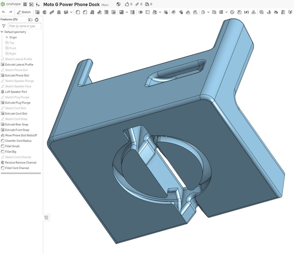 Free 3D file Moto G Power Charging Dock・3D print object to download・Cults