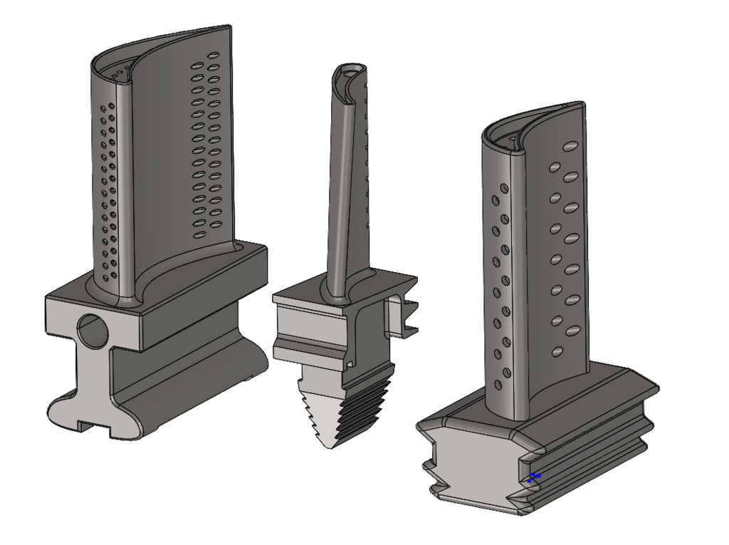 Descargar archivo 3D gratis Jet Turbine Blades・Modelo para la impresora ...