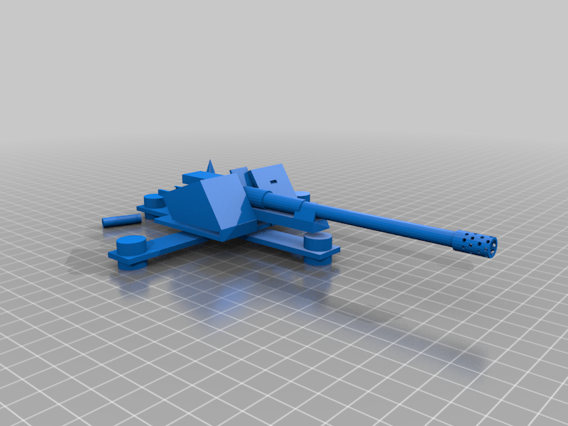 Free 3D file Custom heavy anti tank gun・Object to download and to 3D ...