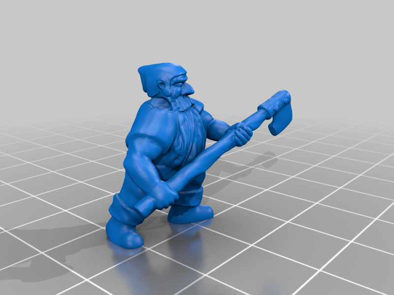 Free 3D file Dwarven Villagers・3D print design to download・Cults