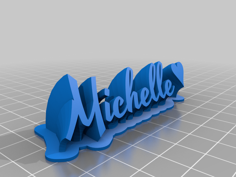Free 3D file Michelle・3D printer model to download・Cults