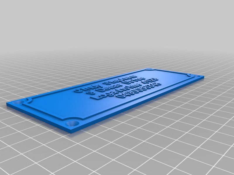 Free 3D file Name Sign・3D printing design to download・Cults