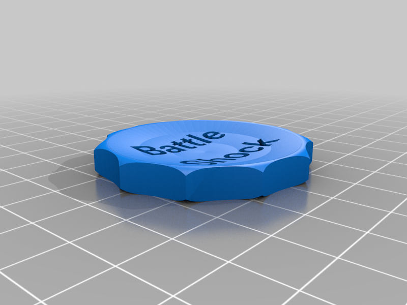 Free 3D file Battle Shock Coin 🪙・3D printable model to download・Cults