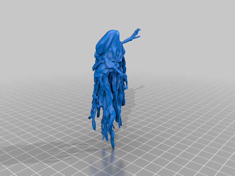 Free 3D file Wraith remix (no horns/with face) 🧞‍♂️・Template to ...