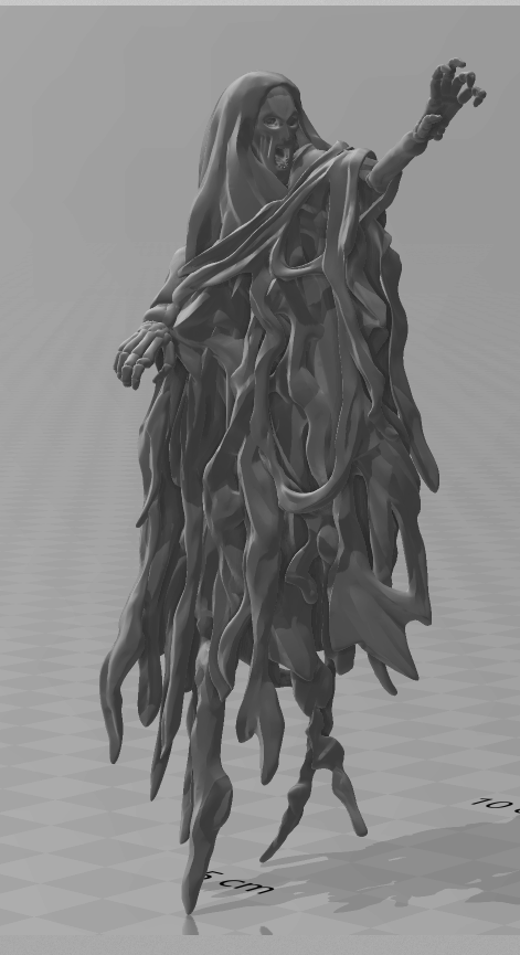 Free 3D file Wraith remix (no horns/with face) 🧞‍♂️・Template to ...