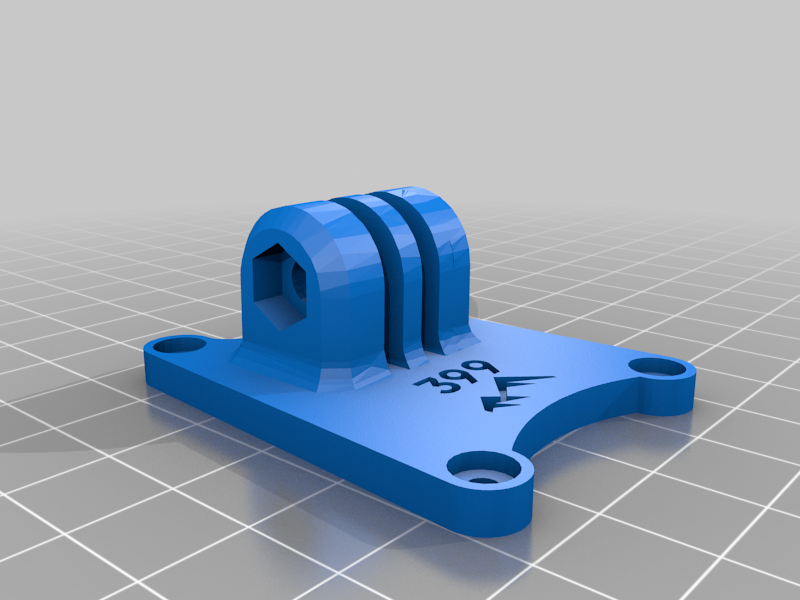 Free 3D file Project 399 Gopro Cage Mount・3D printing design to ...