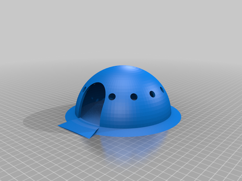 Free 3D file Alien fish hide・3D printing idea to download・Cults