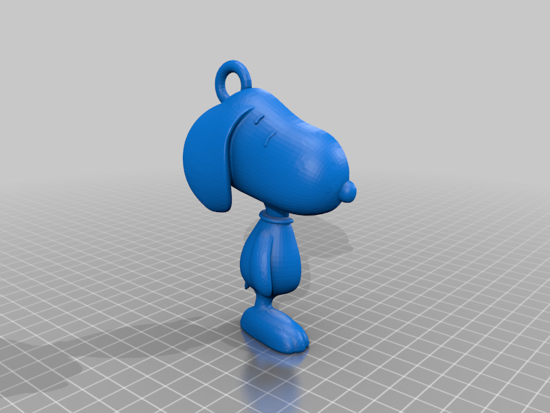 Free 3D file snoopy llavero・3D printing idea to download・Cults