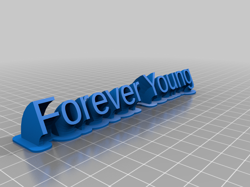 Free 3D file Forever Young・3D printer model to download・Cults