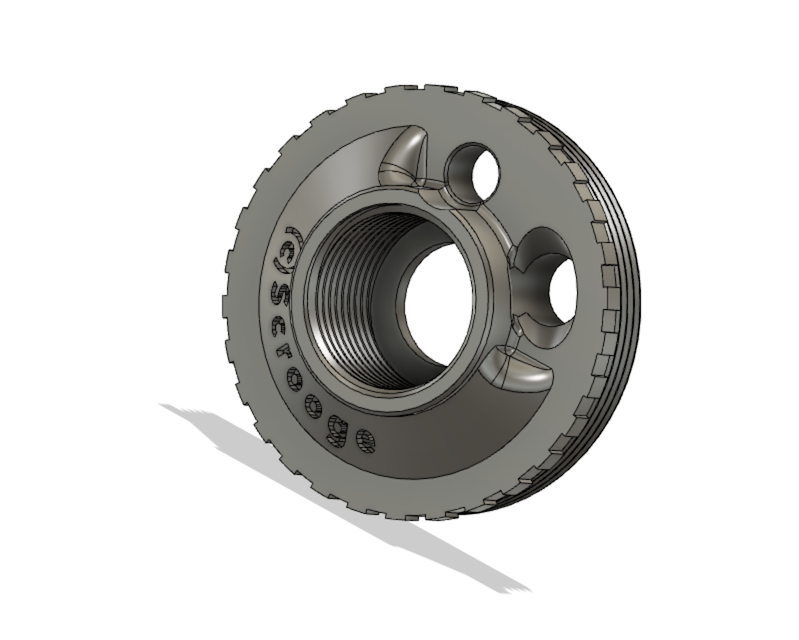 Free 3D file G&G auto-tracer unit back for -14mm thread・3D printer ...