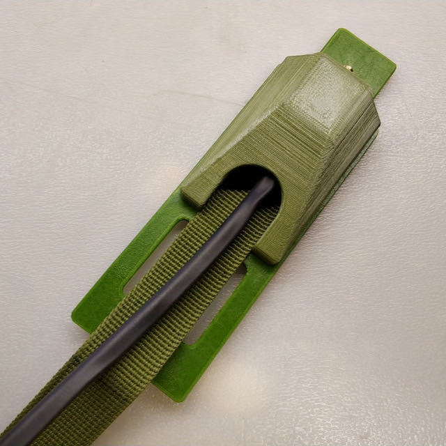 Free 3D file Antenna relocator with MOLLE mount and integrated "tiger ...