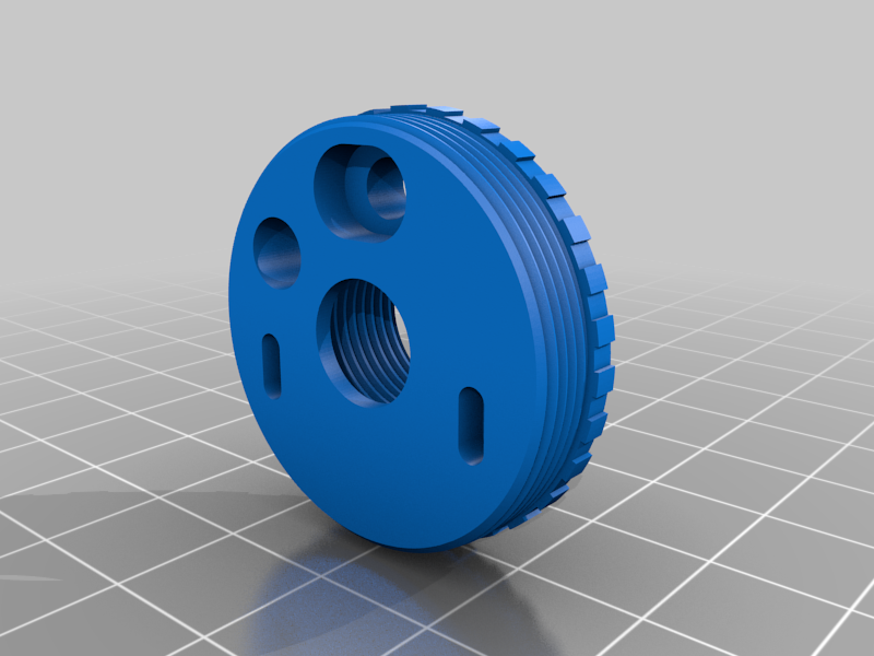 Free 3D file G&G auto-tracer unit back for -14mm thread・3D printer ...