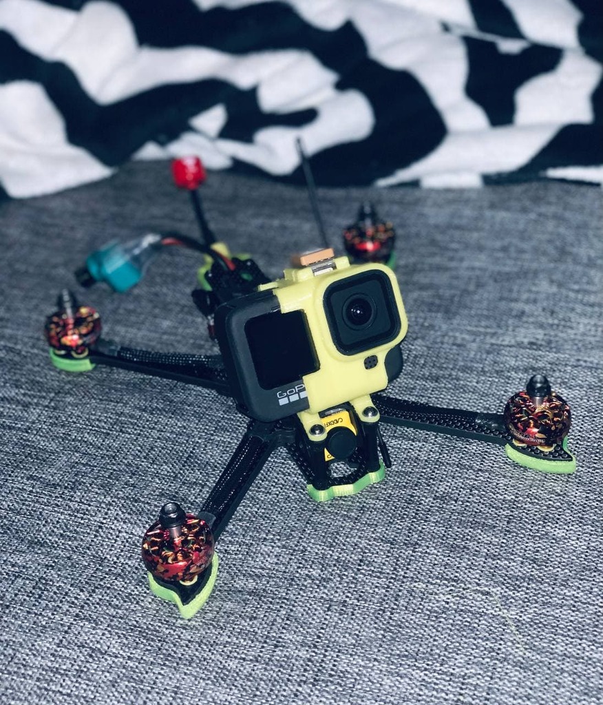 Free 3D file GoPro Hero 9 Mount for iFlight XL5 - GPS & Compass M8Q ...