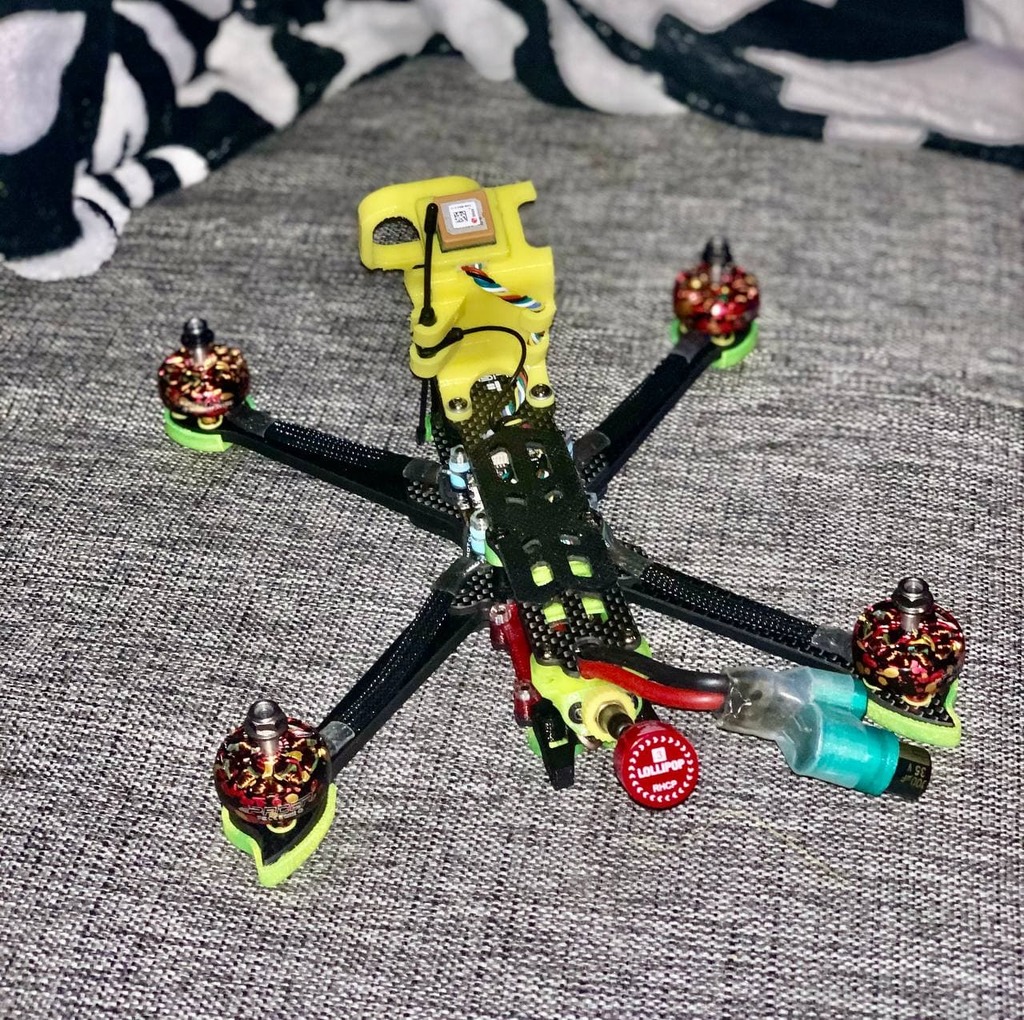 Free 3D file GoPro Hero 9 Mount for iFlight XL5 - GPS & Compass M8Q ...