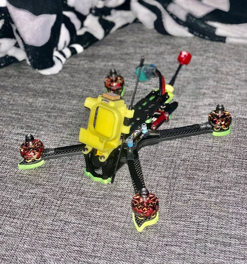 Free 3D file GoPro Hero 9 Mount for iFlight XL5 - GPS & Compass M8Q ...