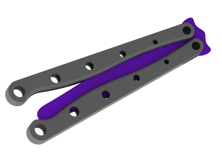 Free 3D file Training Balisong・Model to download and 3D print・Cults