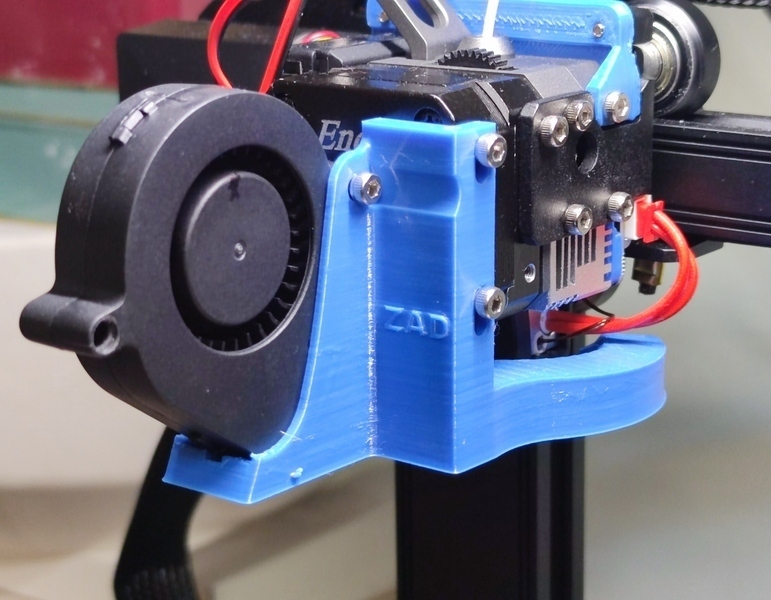 Free 3D file Zad Nozzle Fan Duct mk3 v1.0 for Ender 3 S1 Pro Spriter ...