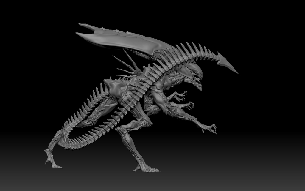 Free 3D file Alien Queen 👽・3D printer model to download・Cults