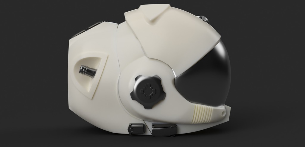 Free 3D file Space: Above and Beyond 1:6 scale helmet・3D printer model ...