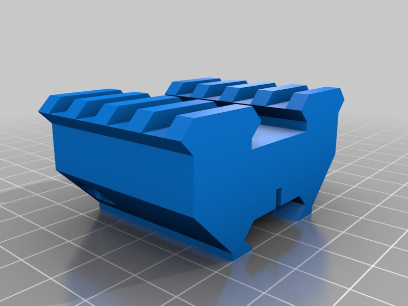 Free 3D file Double rail picatinny parallèles・Design to download and 3D ...