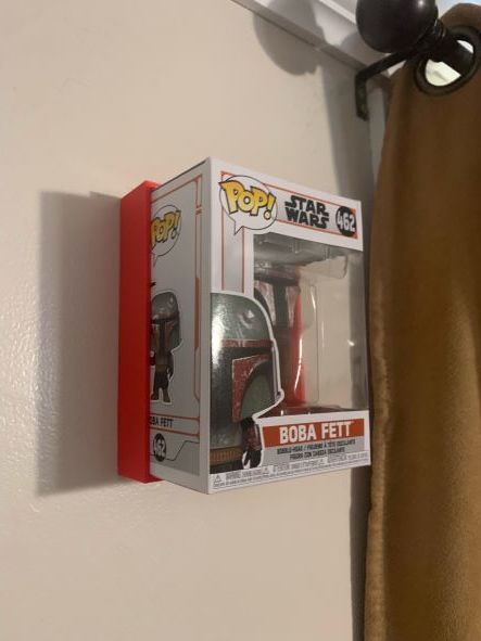 Free 3D file Pop figure wall holder for standard size・Template to ...