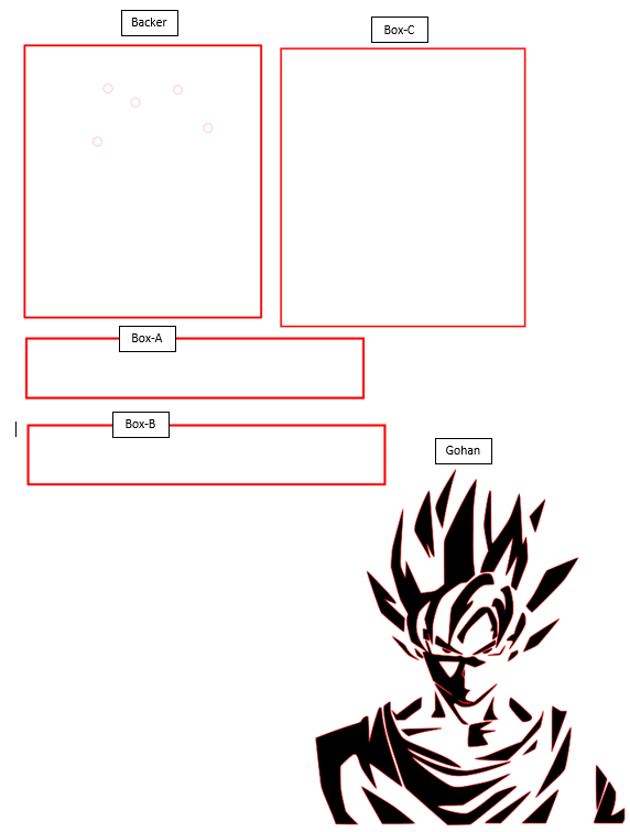 Free 3D file Gohan Shadow Box w/ LEDs 📦・Template to download and 3D ...