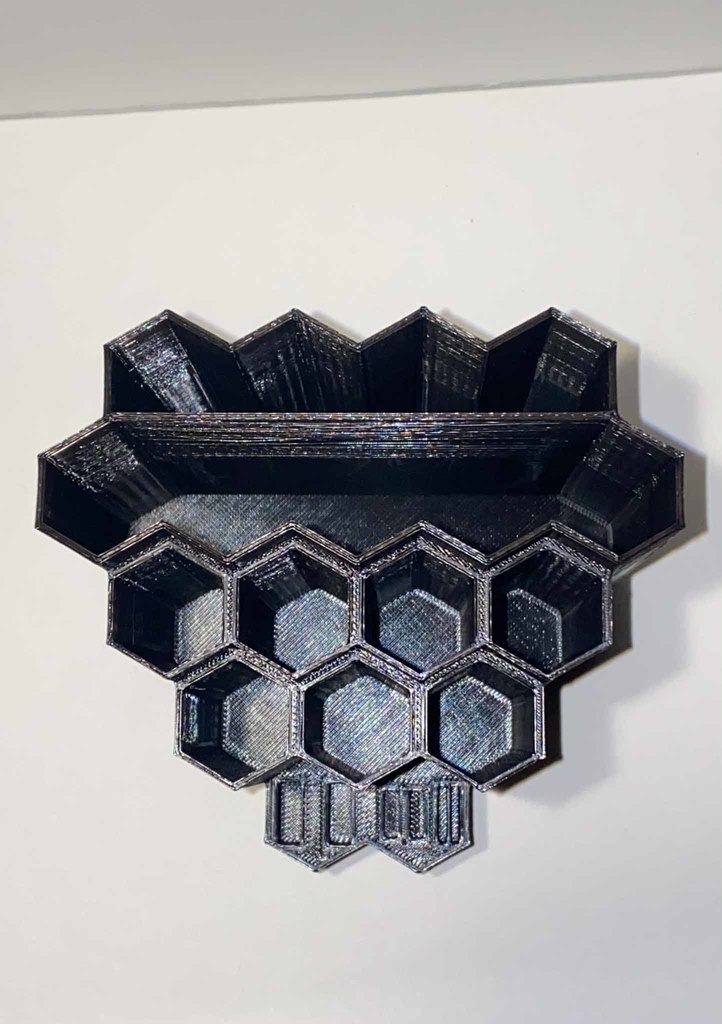 Free 3D file Hexagonal Desk Organizer・3D printable design to download・Cults