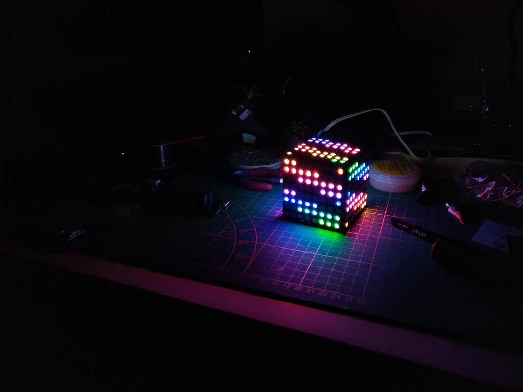 Free 3D file 3D Cube LED 8x8x6・3D printer design to download・Cults