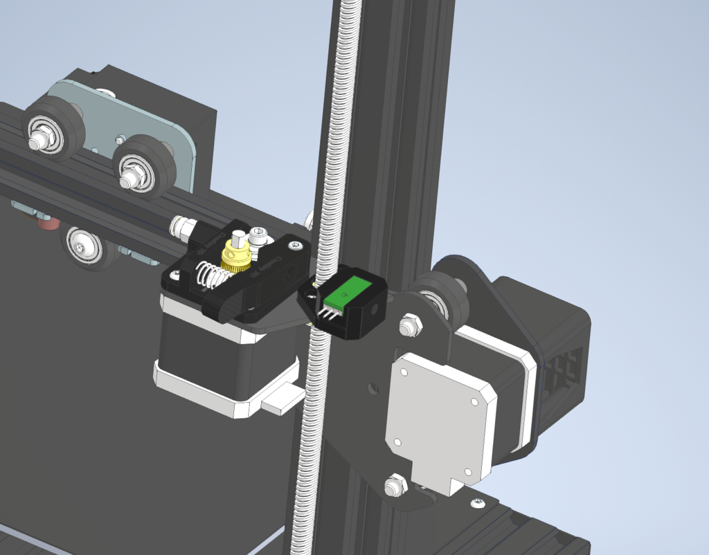 Free 3D file Ender 3 Optical Filament Runout Sensor Mount・3D print ...