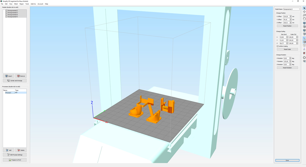 Free 3D file Drucker Model - JGAurora A5 für Simplify 3D・3D print design to download・Cults
