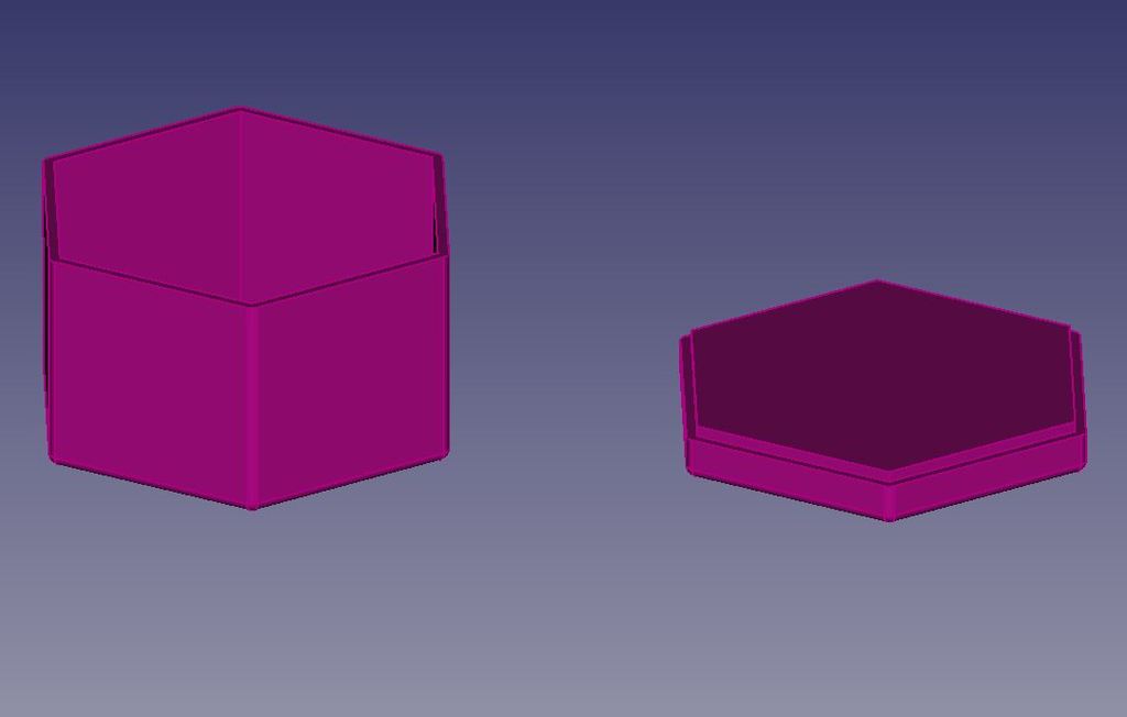 Free 3D file Hexagonal Box・3D printer design to download・Cults
