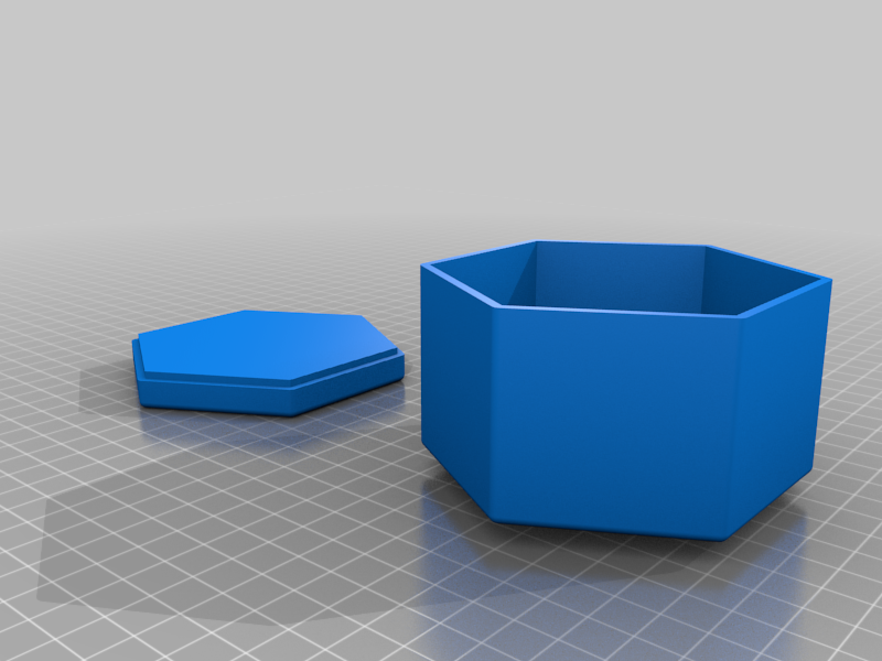 Free 3D file Hexagonal Box・3D printer design to download・Cults