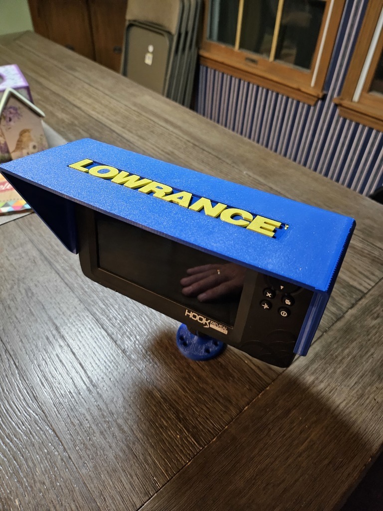 Free 3D file Lowrance Hook 7 Reveal Sunshade・3D printable model to ...